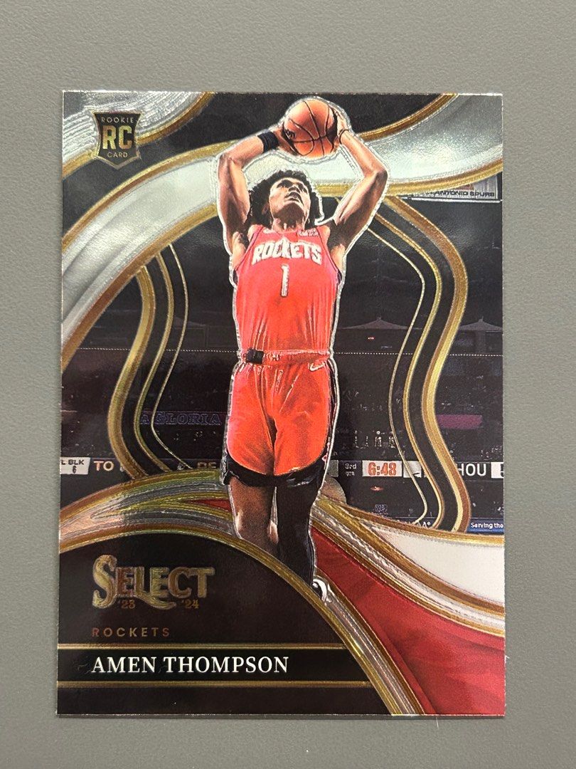 2023-2024 Panini Select Courtside Amen Thompson Rookie Card, Hobbies ...