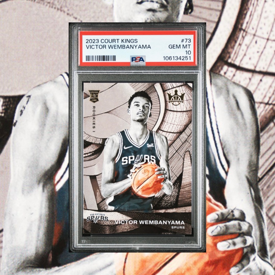 2023 Panini Court Kings Victor Wembanyama Rookie I PSA 10 #73 Wemby ...