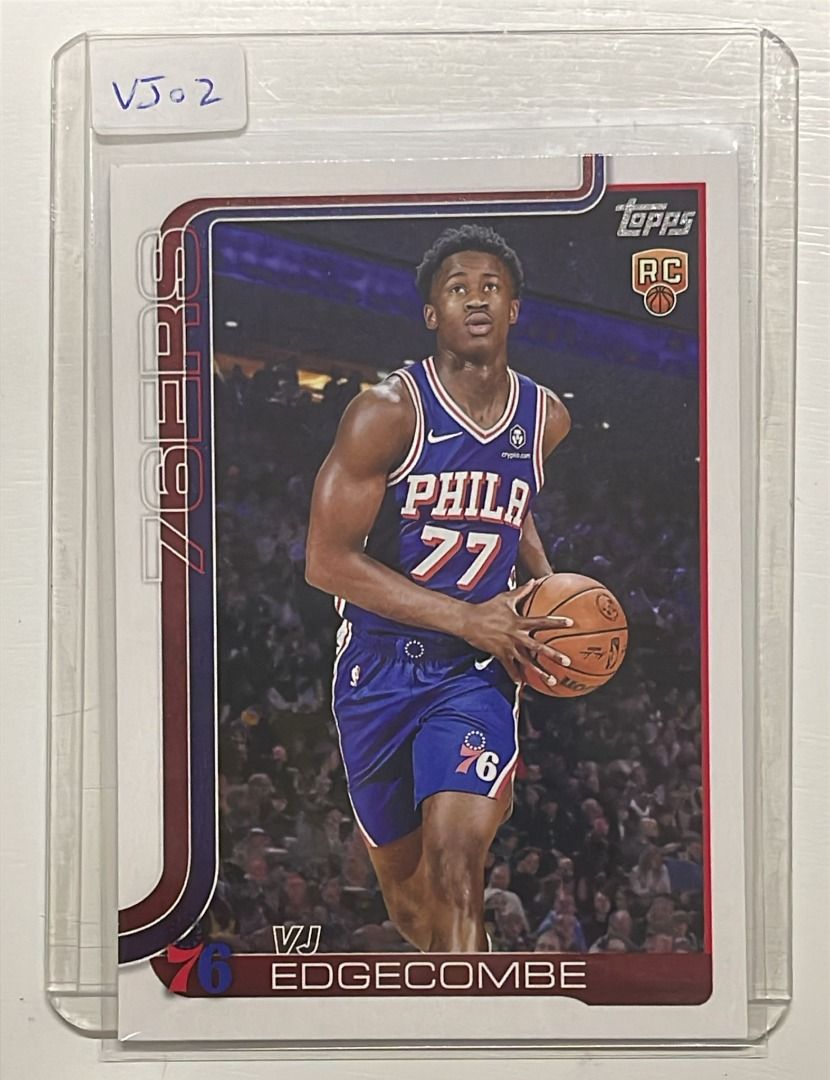 2025-26 Topps Flagship VJ Edgecombe Rc Rookie #203, 興趣及遊戲, 收藏品及紀念品, 明星 ...