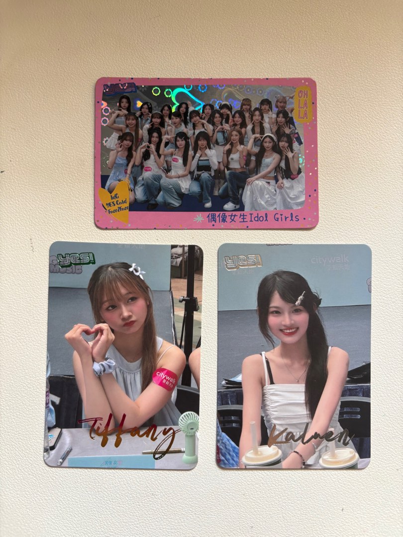 【最平$3@1包平郵寄出】Yes Card 偶像女生 Idol Girls IdG Bubbles, 興趣及遊戲, 收藏品及紀念品, 韓流 ...