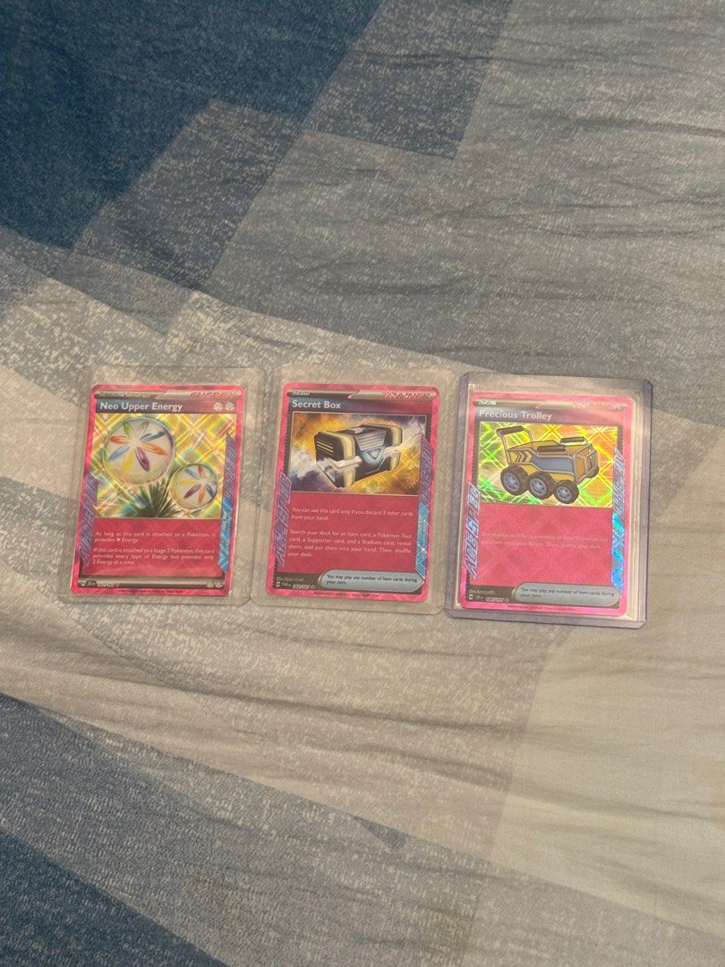 Ace Specs Pokemon Neo Upper Energy Secret Box Precious Trolley Playable ...