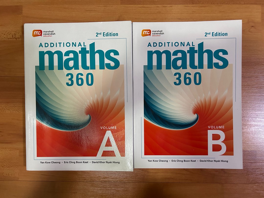 Additional Maths 360 Textbook Volume A & B, Hobbies & Toys, Books ...