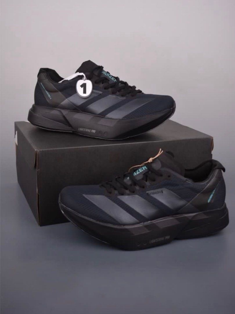Adidas Adizero Adios Pro 4 'Core Black running shoes, Men's Fashion ...