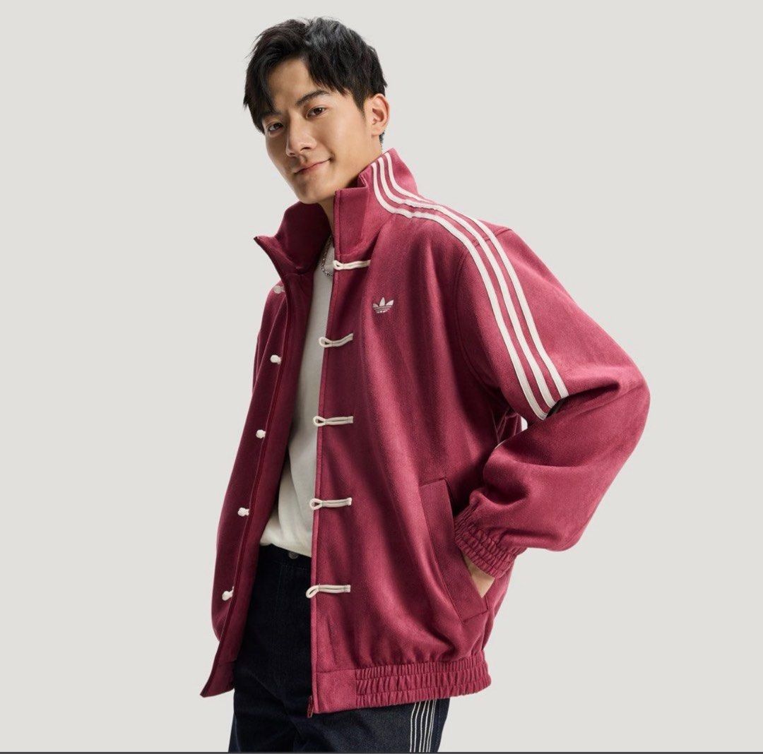 ADIDAS CHINESE NEW YEAR STYLE JACKET 2026 Ver (Red Color), Men's ...
