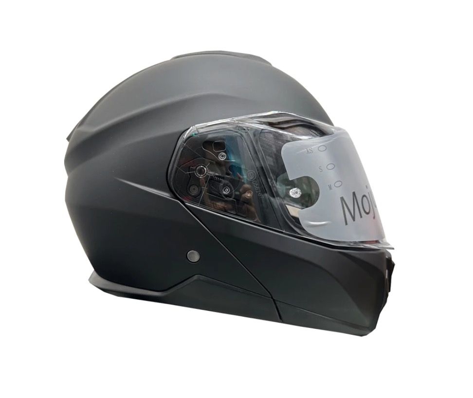 AKI AK-16 Mojura Solid Helmet with FREE parani M10 Intercom and box ...
