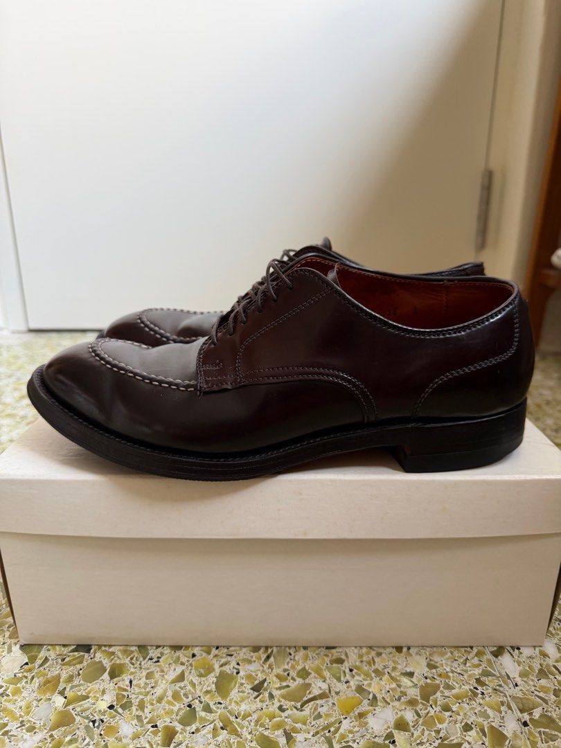Alden Shell Cordovan Mocc Toe Blucher US7.5, Men's Fashion, Footwear ...