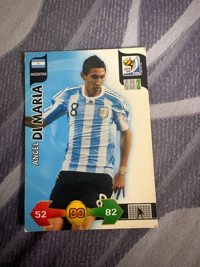 Angel Di Maria 2010 World Cup Trading Card, Hobbies & Toys, Memorabilia ...