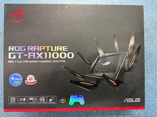 ASUS ROG Rapture GT-AX11000 Tri-Band Gaming Router, Computers & Tech ...