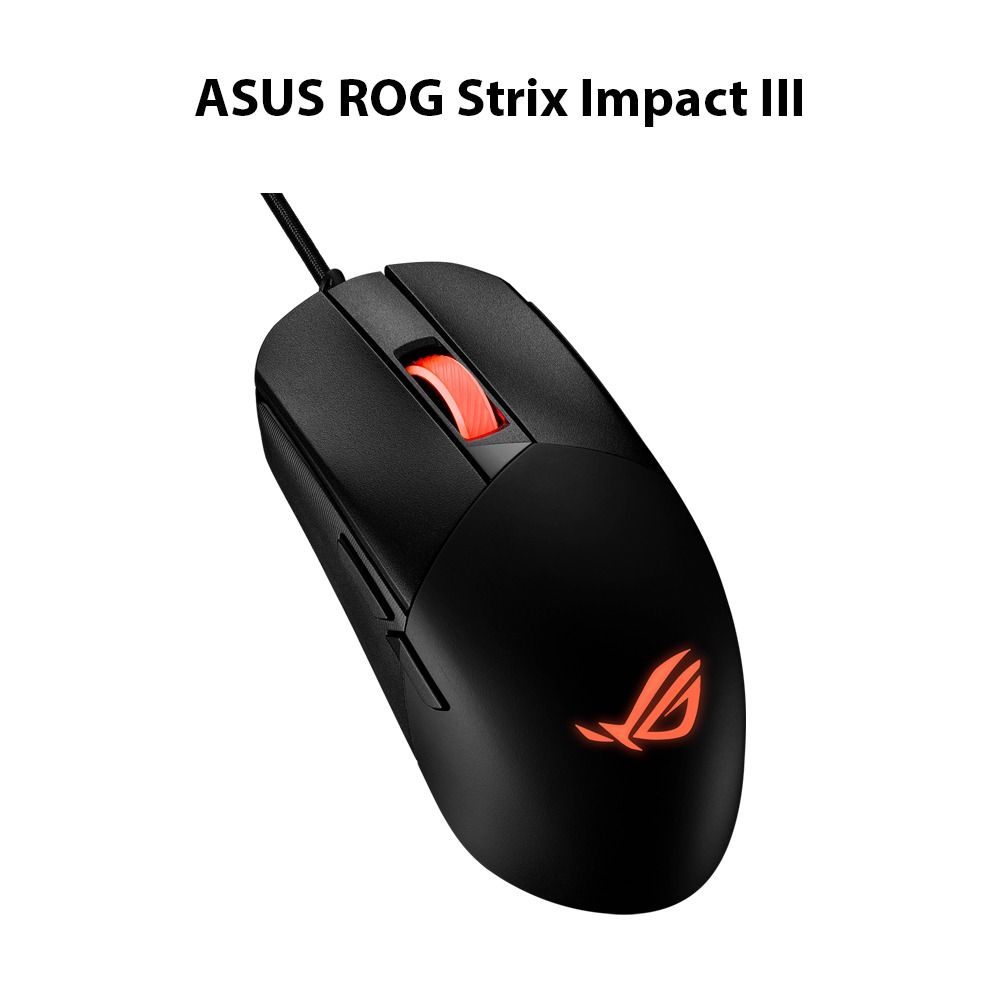 ASUS ROG Strix Impact III is a lightweight, ambidextrous form factor ...