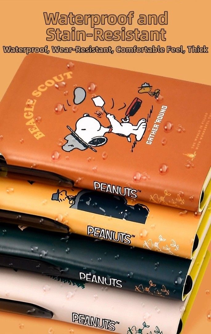 Authentic Snoopy A7 Pocket-Sized Portable Notebook Cute Pocket Notebook ...