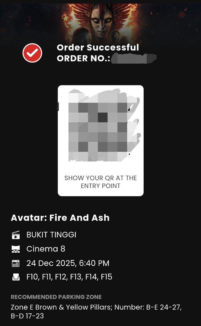 Avatar Fire & Ash @ 6.30pm 24 Dec 2025 TGV Bukit Tinggi, Tickets ...