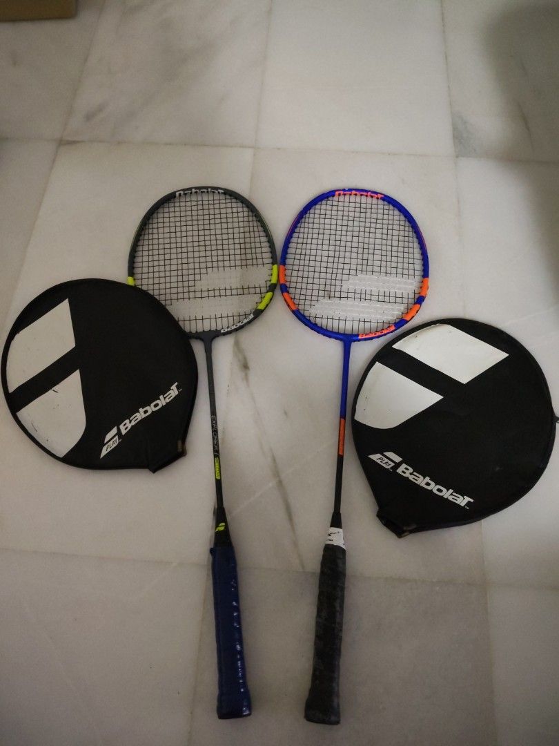 Babolat Badminton Rackets with Covers, Sports Equipment, Sports & Games ...