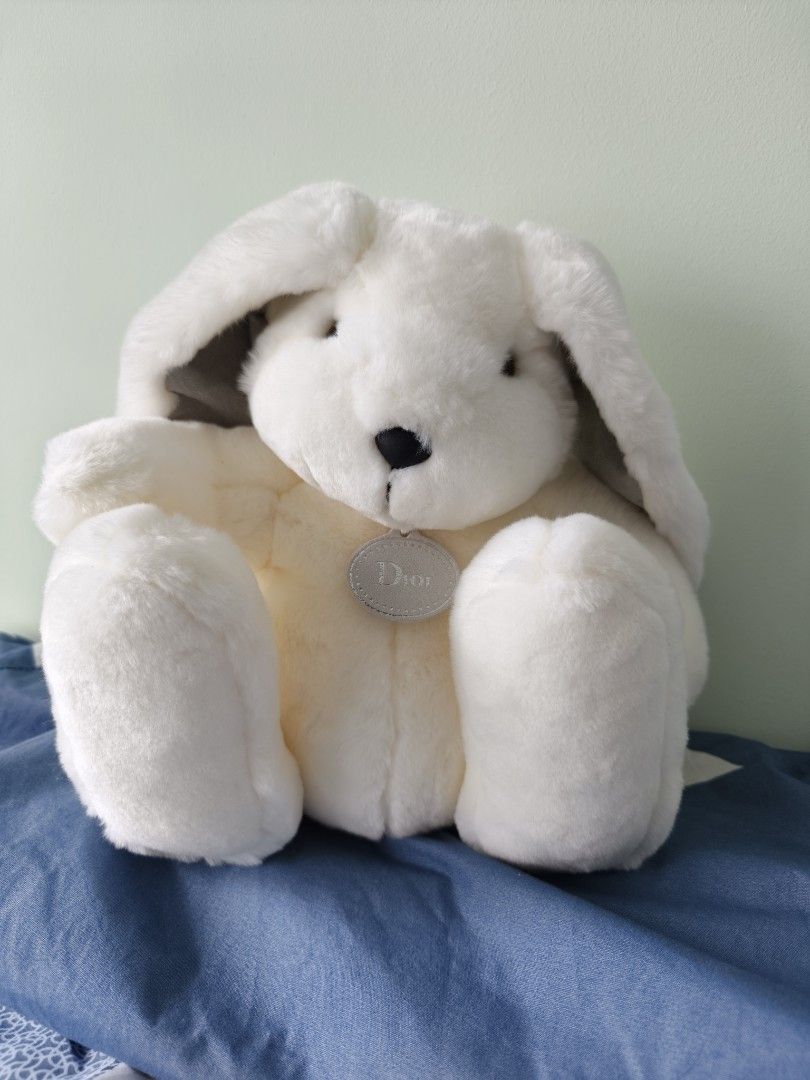Baby Dior Plush Bunny Rabbit, Hobbies & Toys, Toys & Games on Carousell
