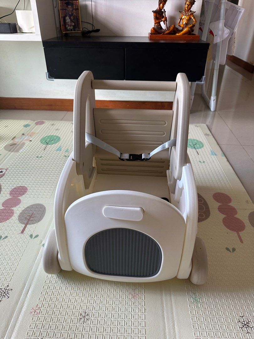Baby Pods beige 4 In 1 Push Walker With Storage Pull Wagon For Kids ...