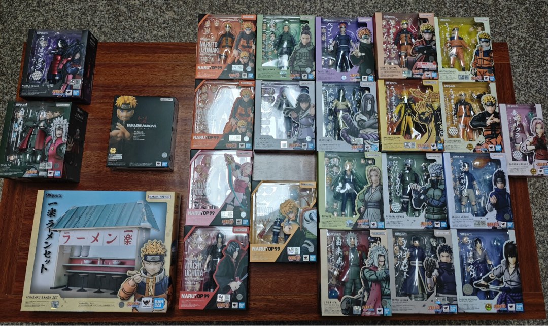 Bandai s.h.figuarts Shf Naruto Shippuden Sasuke Madara Kakashi Sakura ...