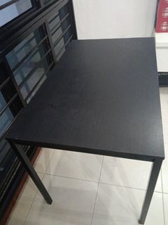 IKEA Black Study Table, Furniture & Home Living, Furniture, Tables ...