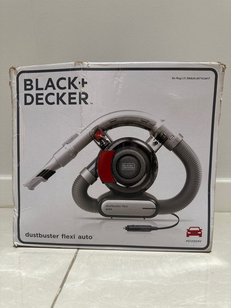 Black+Decker Dustbuster Flexi Handheld Car Vacuum, TV & Home Appliances ...
