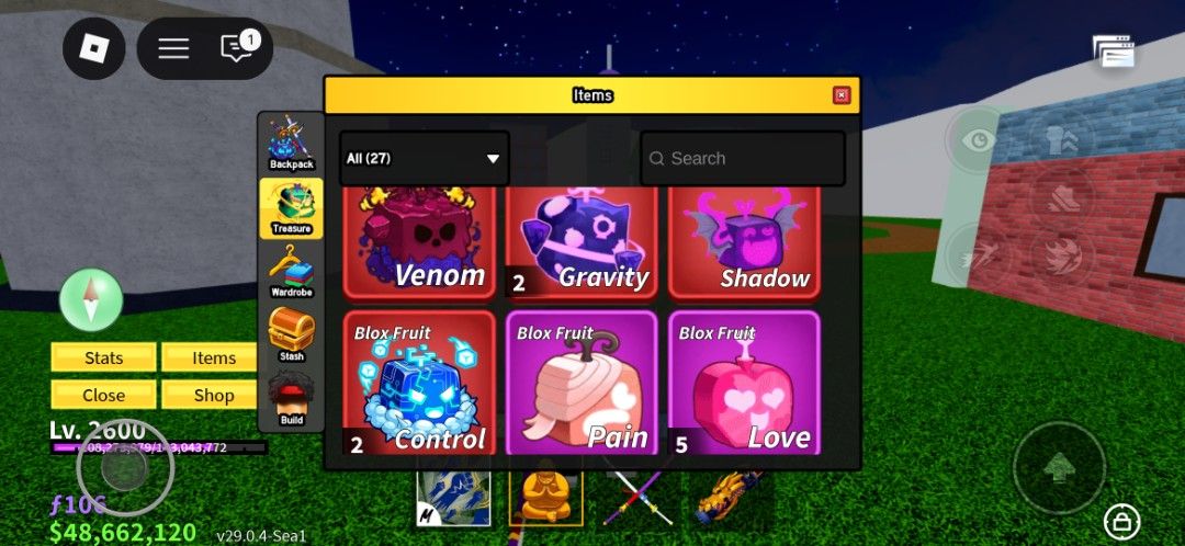 Blox Fruits , venom shadow control, Video Gaming, Gaming Accessories ...