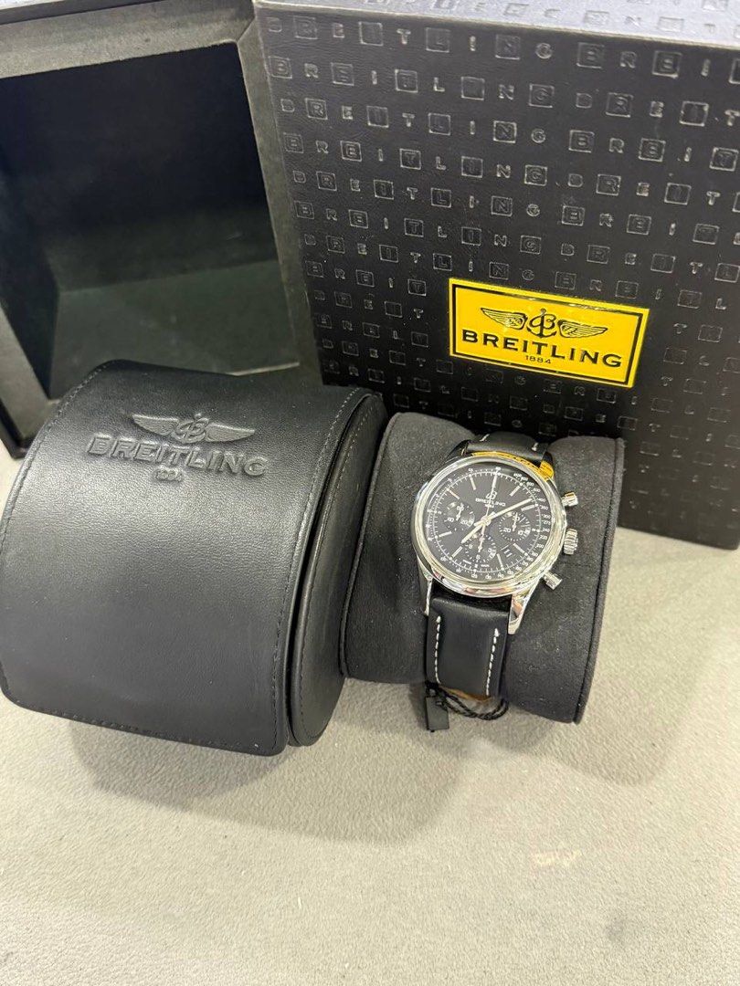 BREITLING TRANSOCEAN B01 SWISS MADE AUTOMATIC CHRONOGRAPH AB0152, Men's ...