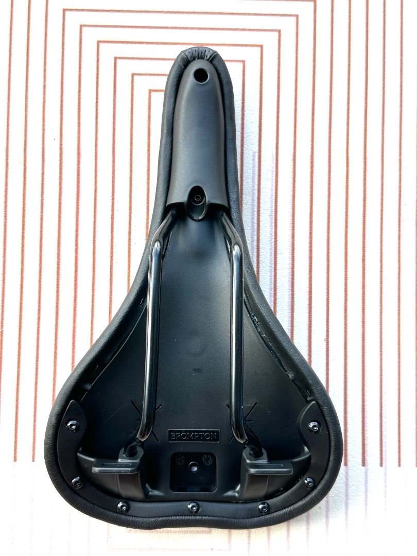 Brompton Saddle - Wide Black (2025), Sports Equipment, Bicycles & Parts ...