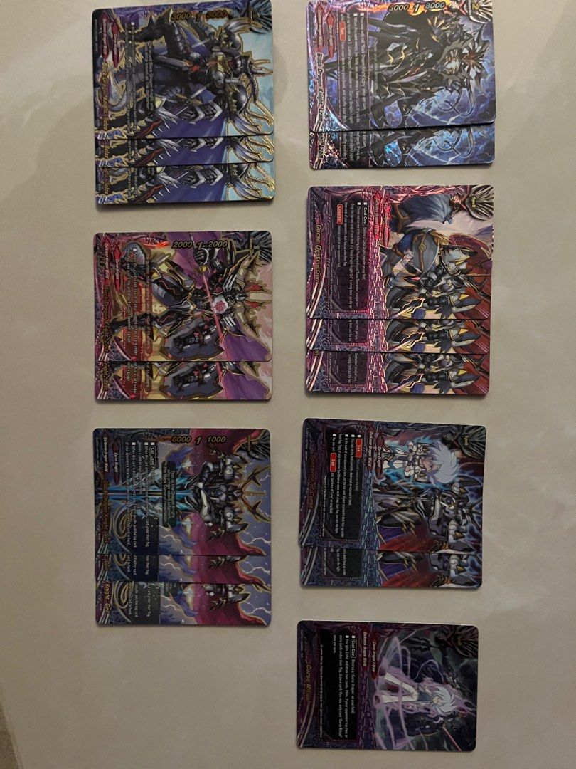 Buddyfight Curse Dragon Secret Set | RRR | RR | Double/Triple Rares ...
