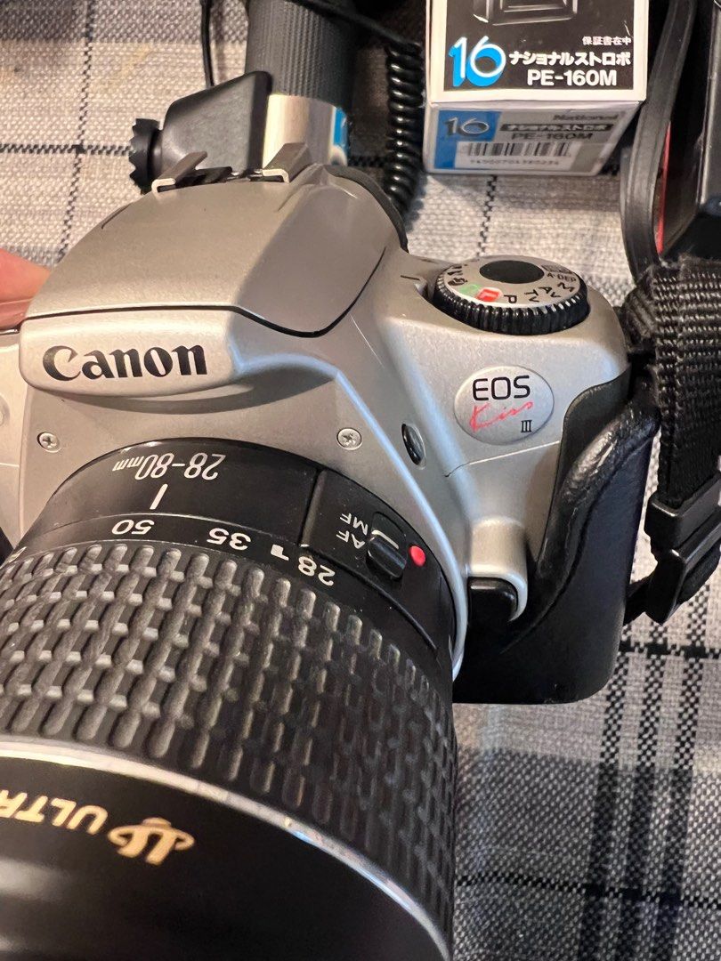 Canon EOS Kiss III Camera with Lens, Photography, Cameras on Carousell
