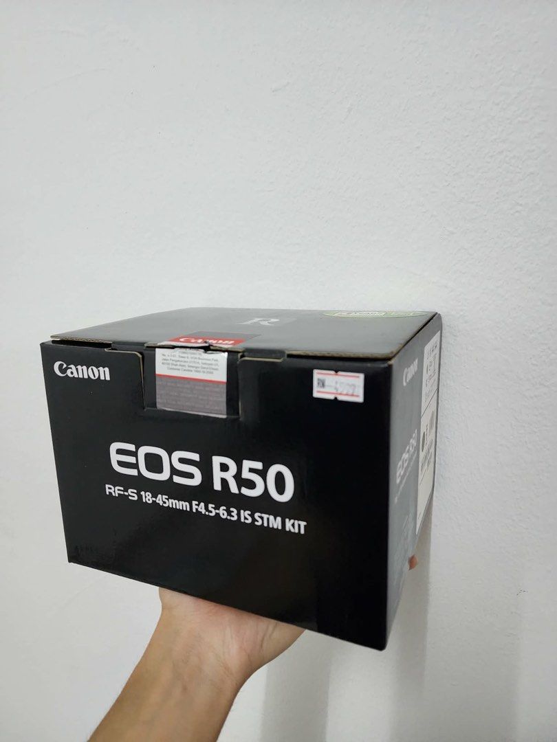Canon EOS R50 With RF-S 18-45mm Lens Full set 2880RM, Photography ...