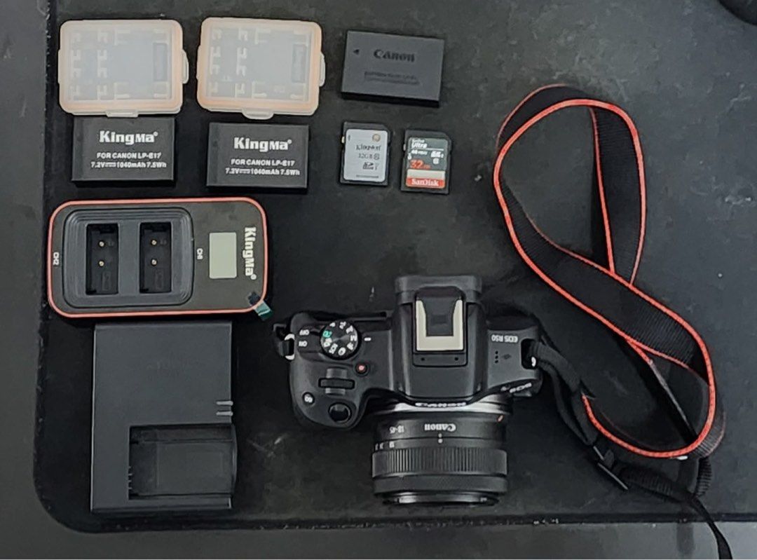 Canon EOS R50 With RF-S 18-45mm Lens Full set 2880RM, Photography ...