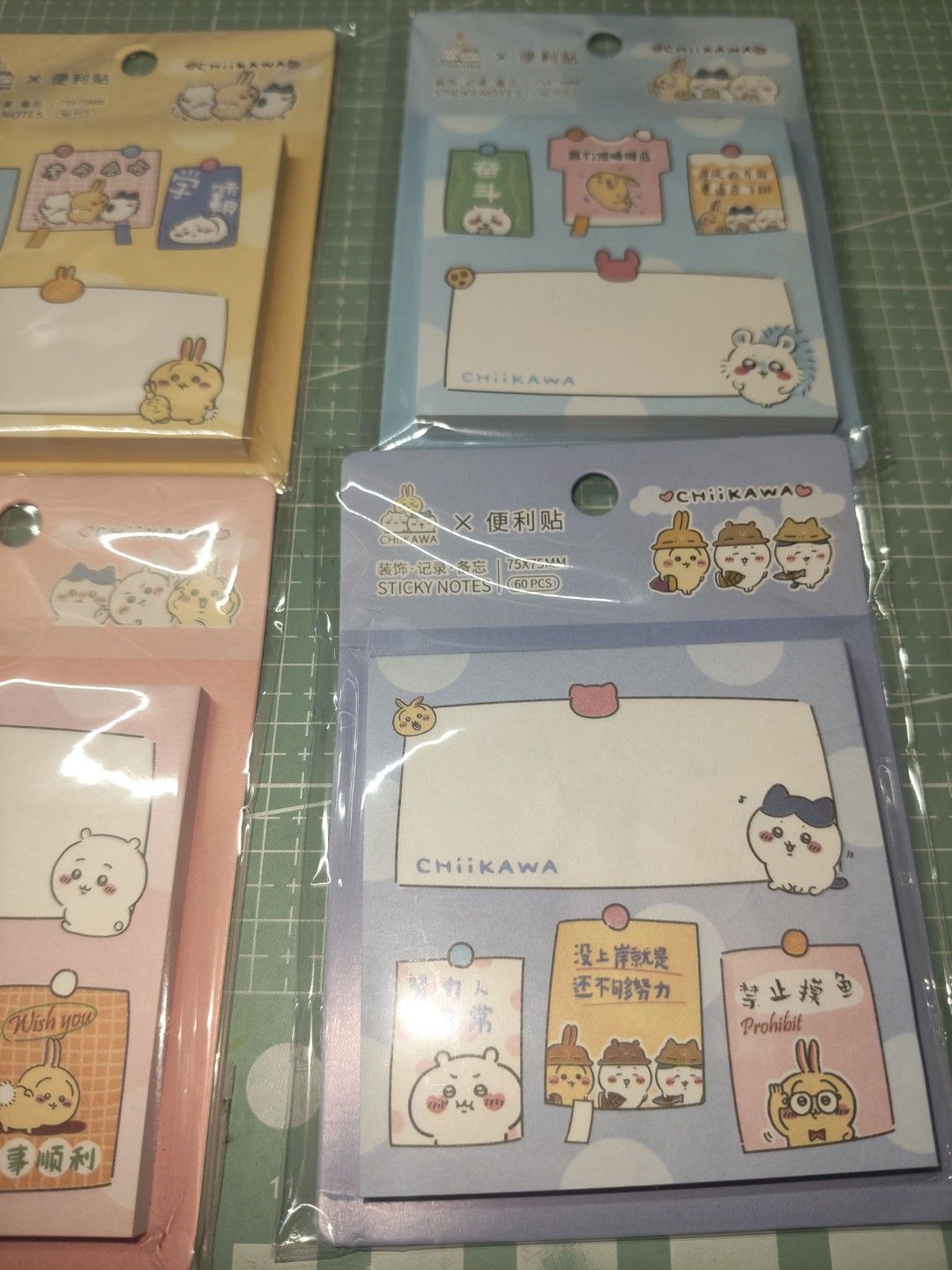 Chiikawa sticky memo Post its, Hobbies & Toys, Stationery & Craft ...