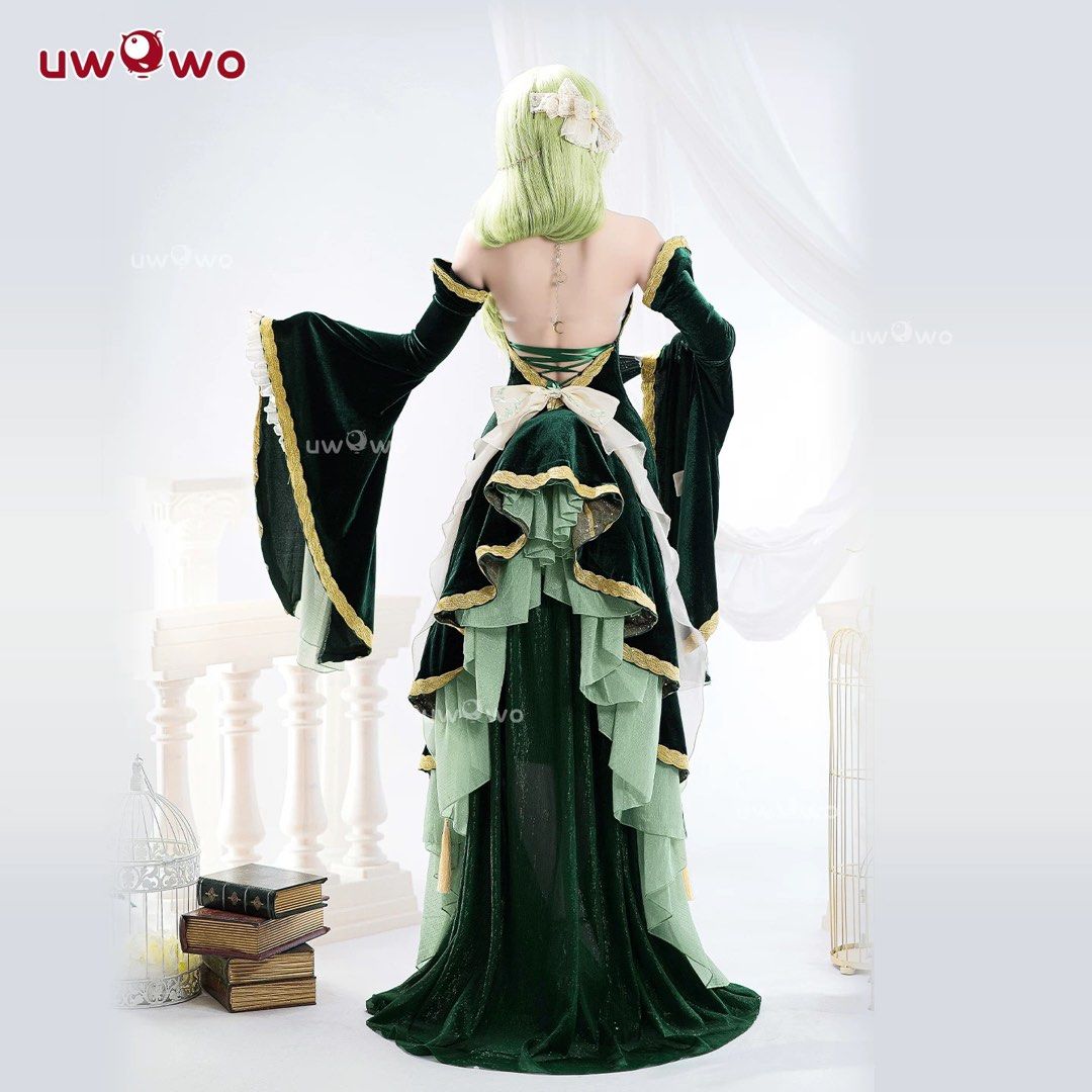 Uwowo Code geass CC cosplay costume green gown, Hobbies & Toys ...