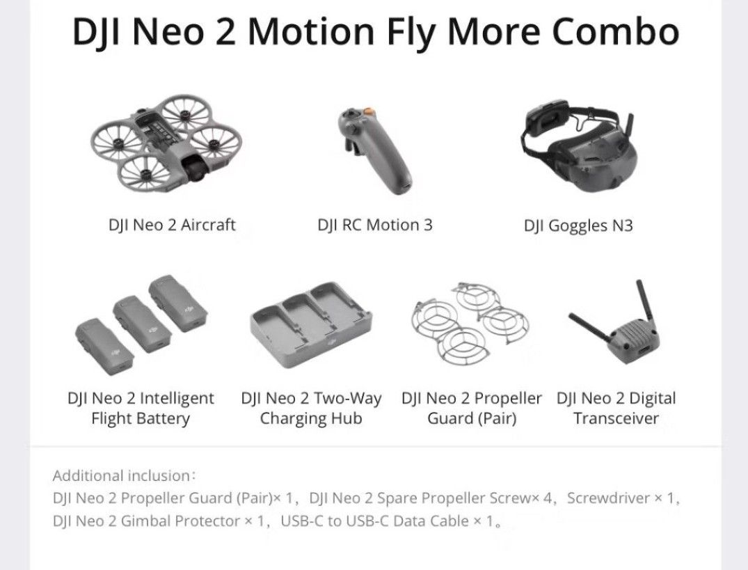 Complete DJI NEO 2 VR Flying experience, Photography, Drones on Carousell