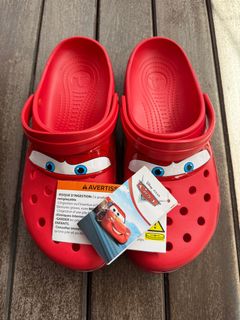 Crocs Lightning McQueen Clogs, Men's Fashion, Footwear, Flipflops and ...
