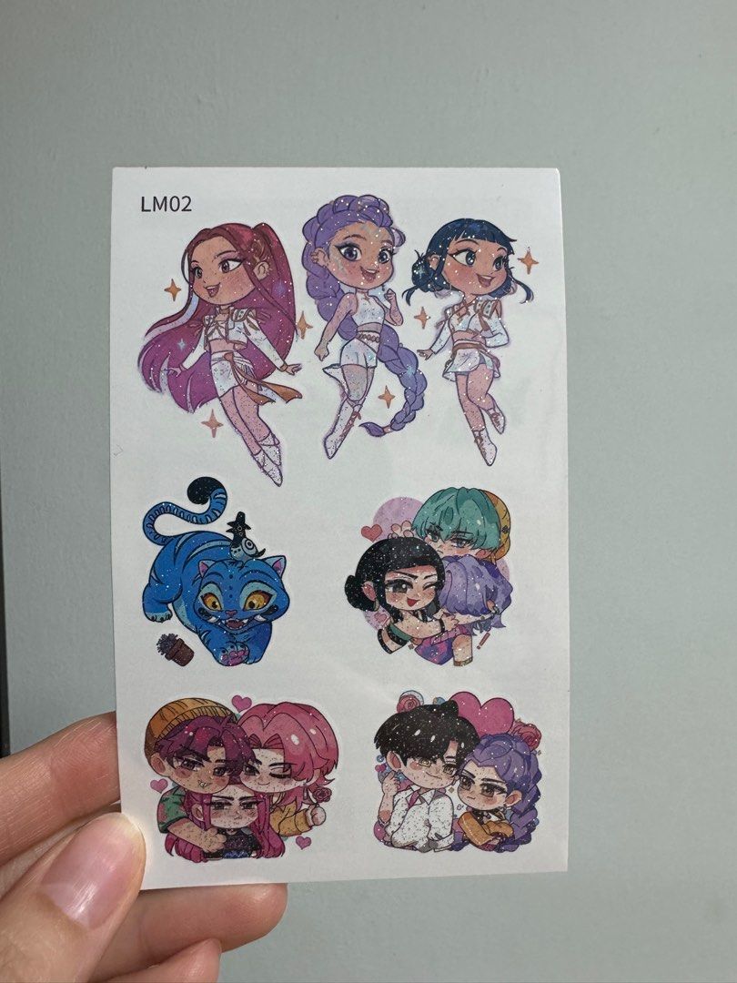 Demon Hunter Temporary Tattoo Sheet 🔥 Popular Design, Hobbies & Toys ...