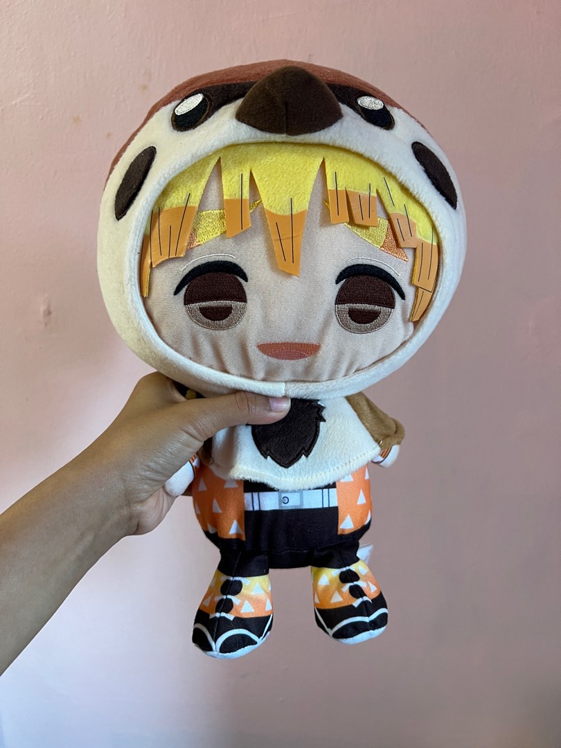 Demon Slayer Zenitsu Plush Sparrow costume, Hobbies & Toys, Toys ...