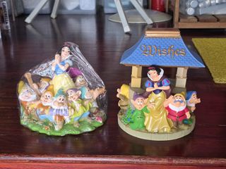 Hand painted clay Vintage Disney Snow White and the Seven Dwarfs ...