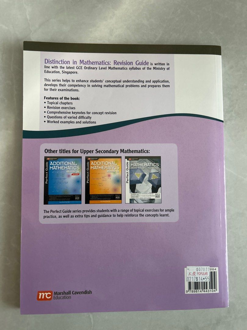 Distinction in Mathematics Revision Guide, Hobbies & Toys, Books ...