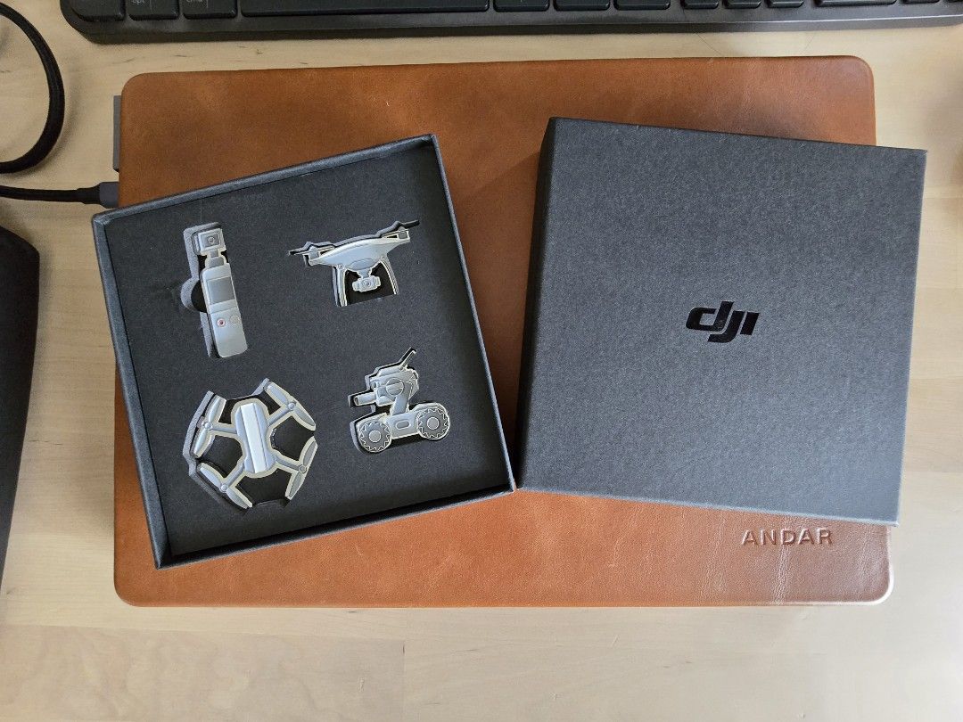 DJI Rare Badge Pins, Photography, Drones on Carousell