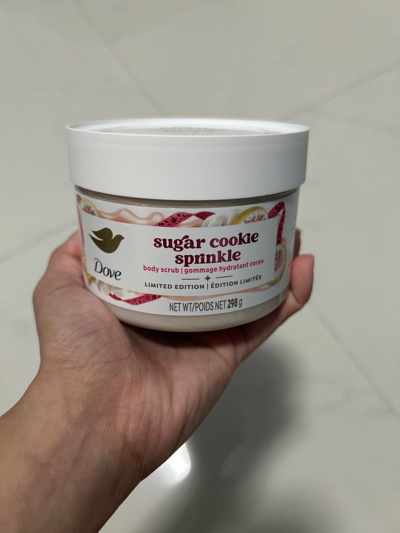 dove body scrub sugar cookie sprinkle limited edition, Beauty ...
