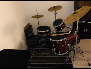 Imperial star drum set, Hobbies & Toys, Musical Instruments on Carousell