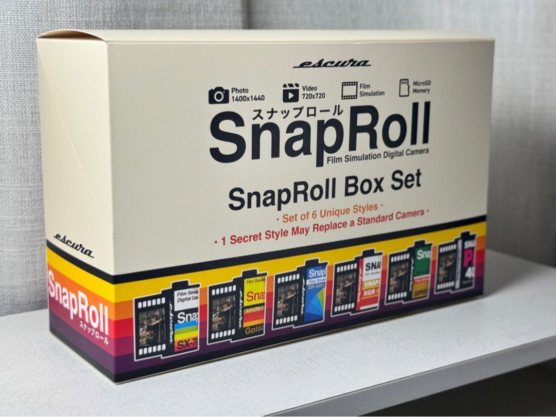 Escura SnapRoll Charmera - Film Simulation Digital Camera, Photography ...