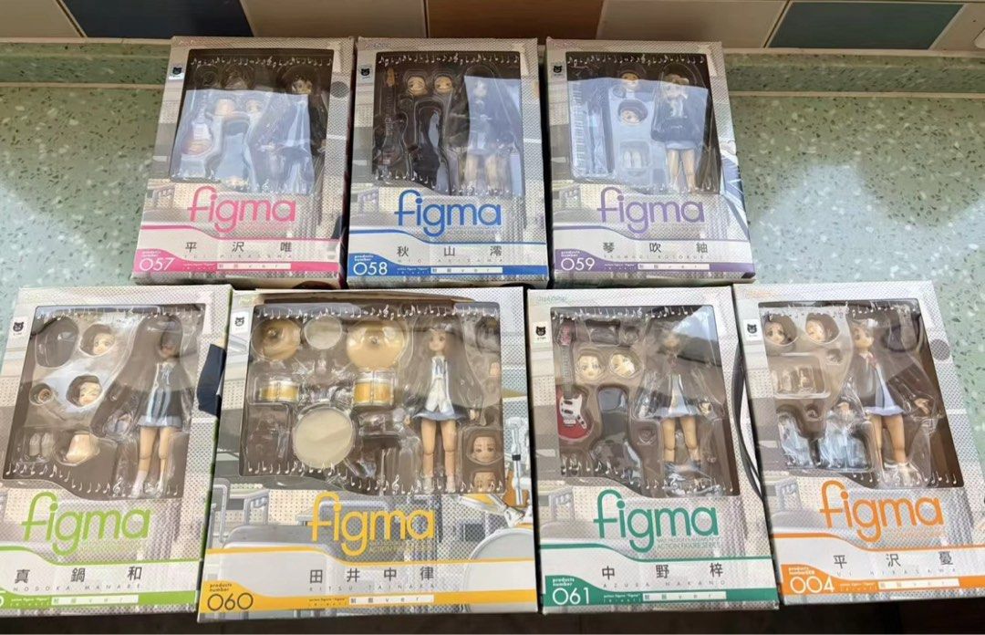 Figma K-ON! Hirasawa Yui Akiyama Mio Nakano Azusa, Hobbies & Toys, Toys ...