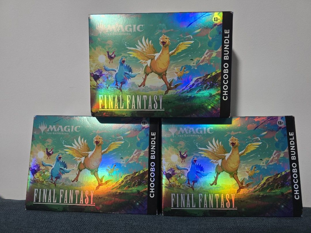 Final Fantasy chocobo bundle mtg, Hobbies & Toys, Toys & Games on Carousell