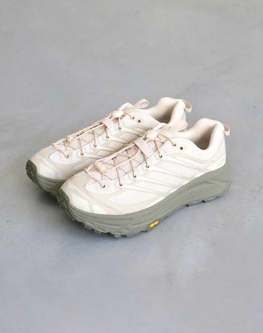 HOKA Mafate Three 2 Trail Running Shoes Unisex Beige, Men's Fashion ...