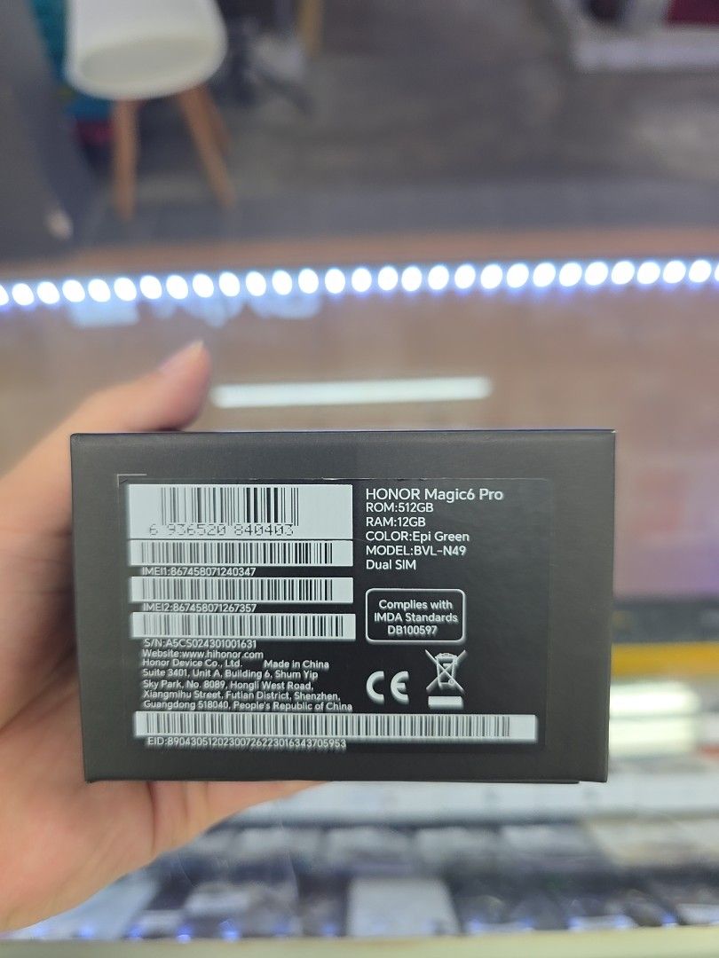 Honor Magic 6 Pro 5G 512GB Epi Green, Mobile Phones & Gadgets, Mobile ...