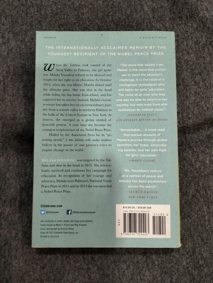I Am Malala: The Girl Who Stood Up for Education, Hobbies & Toys, Books ...