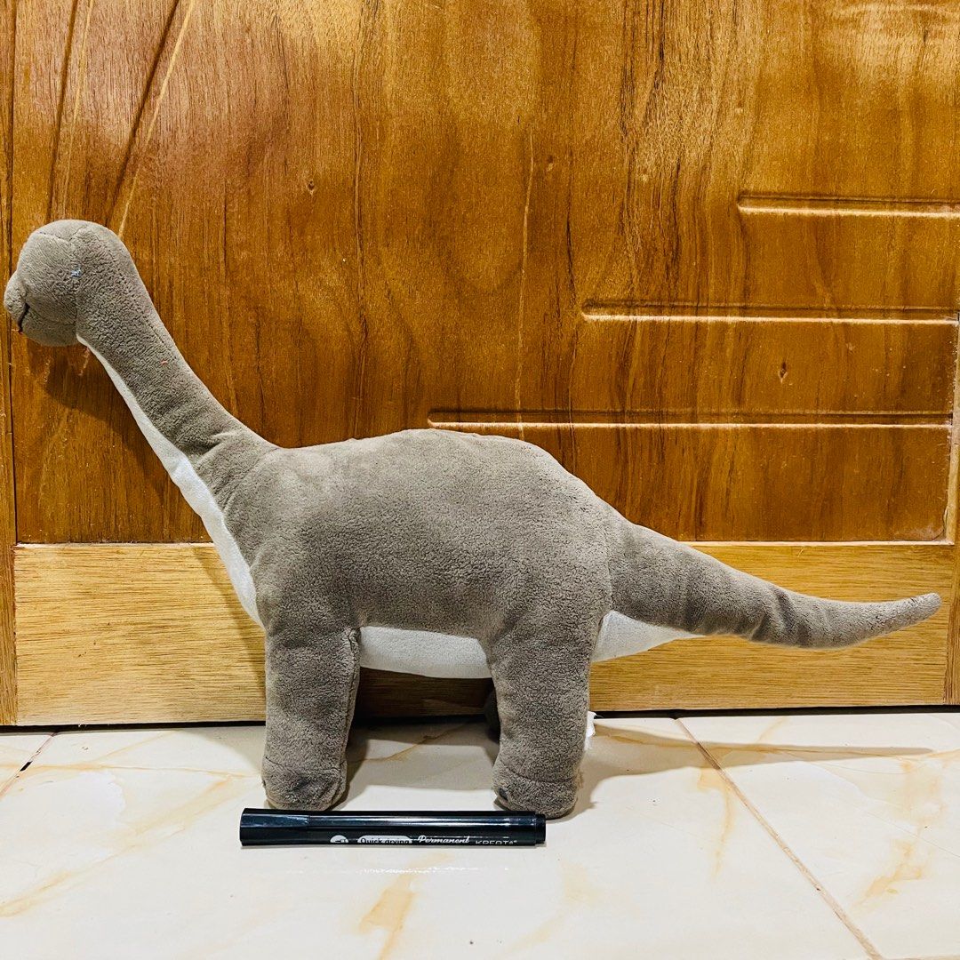 IKEA JATTETIK DINOSAUR BRONTOSAURUS PLUSH TOY, Hobbies & Toys, Toys ...