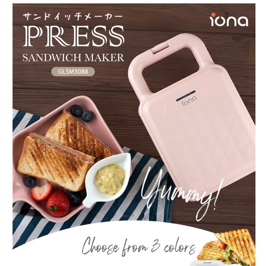 IONA PRESS Sandwich Maker, Furniture & Home Living, Kitchenware ...