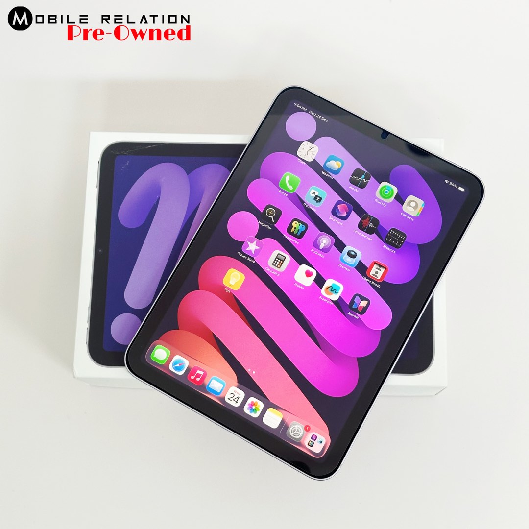 iPad mini (A17 Pro) 8.3" WiFi + Cellular (2024) Purple 256GB, Mobile ...