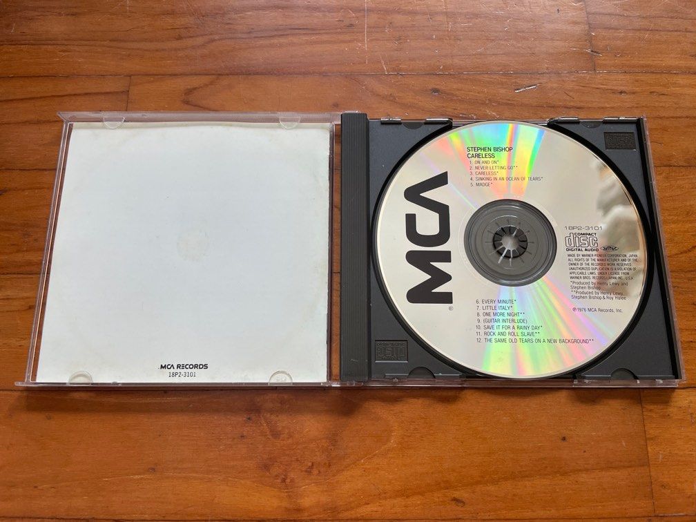 (Japan) Stephen Bishop Debut Album Careless CD, Hobbies & Toys, Music ...