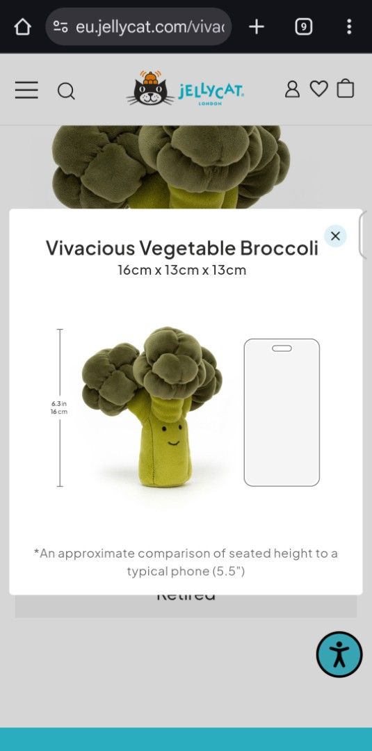 Jellycat Vivacious Vegetable Broccoli Plush Toy, Hobbies & Toys, Toys ...